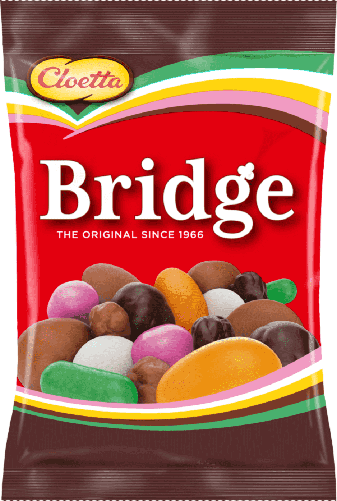 Cloetta Bridge Original 360g, 6-Pack | Swedish Chocolate Candy