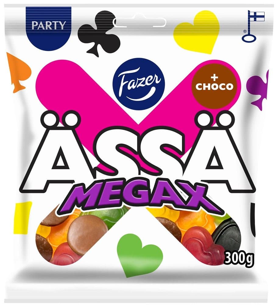Fazer Ässä Megax + Choco 300g | Finnish Assorted Sweets
