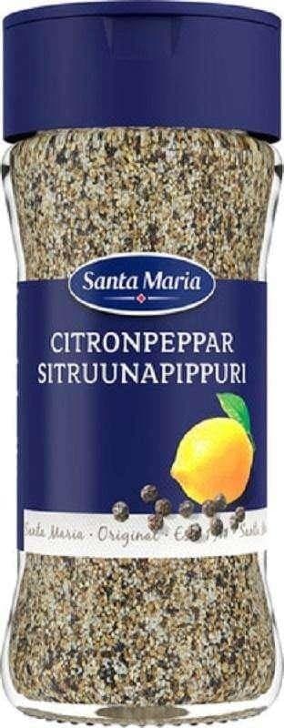 Santa Maria Lemon Pepper 102g, 8-Pack | Swedish Spices