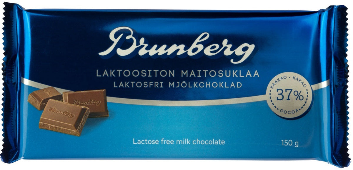 Brunberg Milk Chocolate Bar 150g, 30-Pack | Finnish Sweets