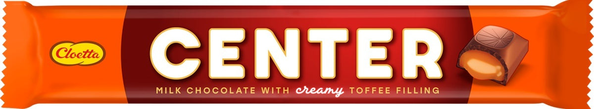 Cloetta Center Milk Chocolate Bar 50g | Swedish Sweets