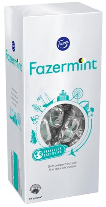 Fazer Fazermint 420g Gift Box, 6-Pack | Finnish Mint Chocolates