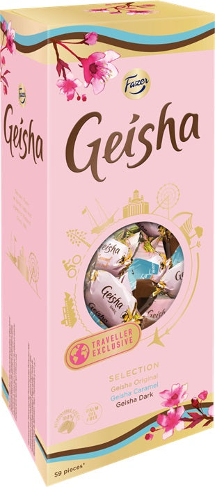 Fazer Geisha Chocolate Selection 420g Gift Box, 6-Pack | Finnish Candy