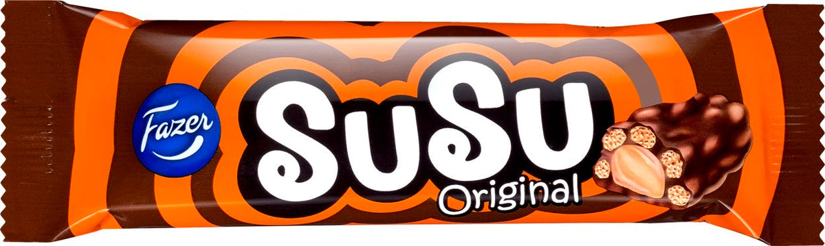 Fazer Susu 40g, 25-Pack | Finnish Milk Chocolate Bar