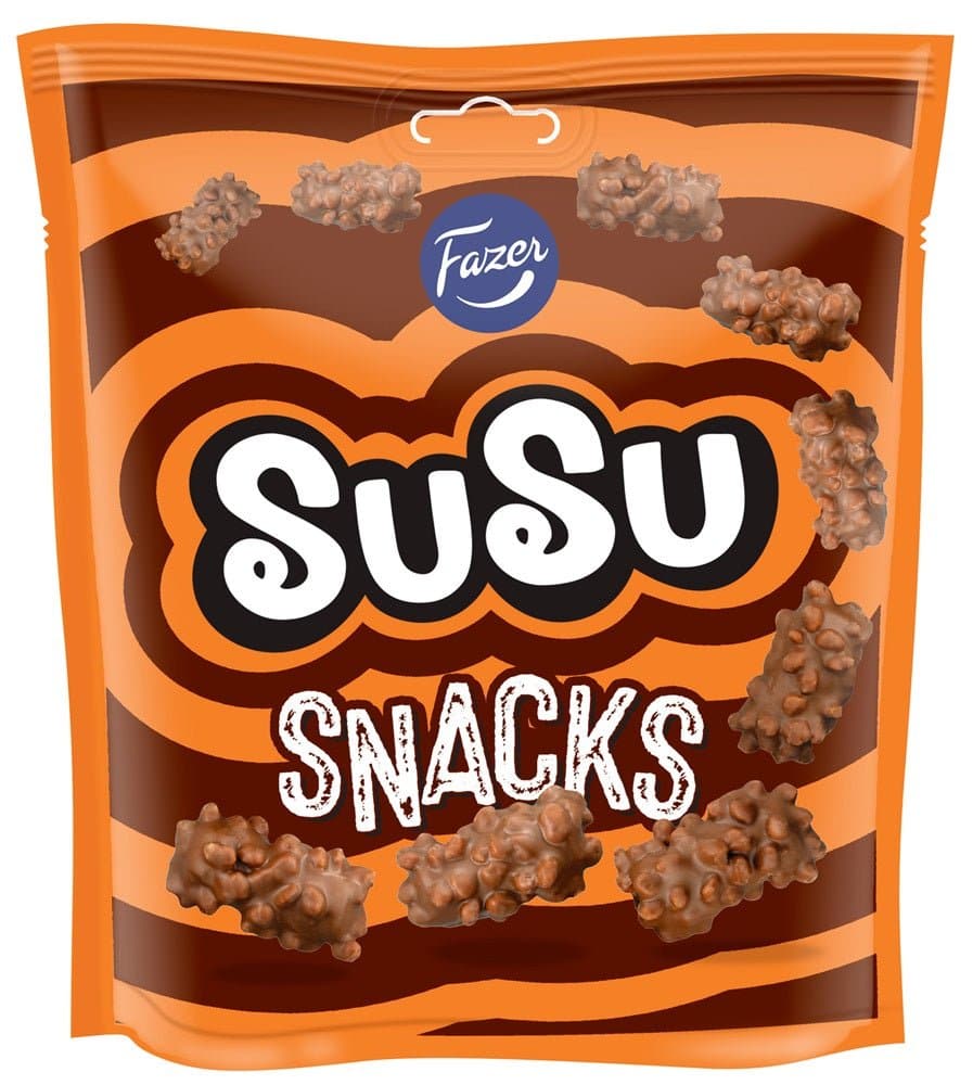 Fazer Susu Snacks 160g, 18-Pack | Finnish Chocolate Candy