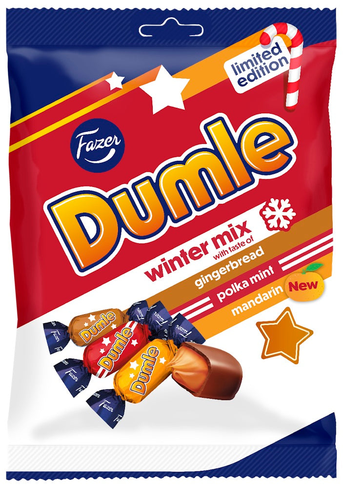 Fazer Dumle Winter Mix 180g | Finnish Chocolate Candy