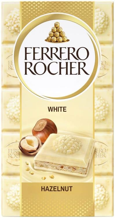 Ferrero Rocher White 90g | German Chocolate Bar