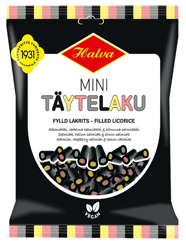 Halva Mini Filled Licorice 150g | Finnish Liquorice Candy