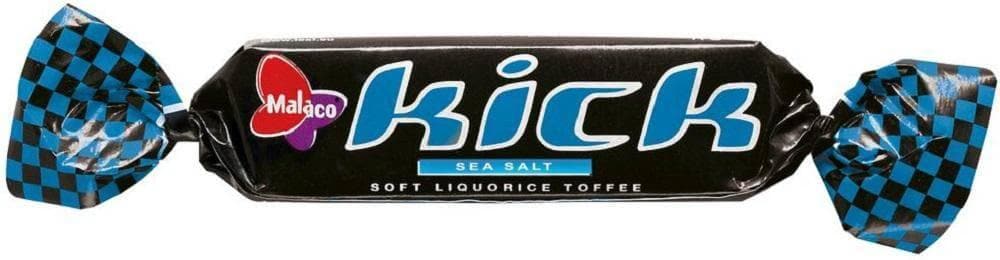 Malaco Kick Seasalt 19g | Swedish Licorice Candy