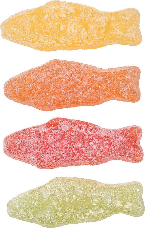 Malaco Syrlig Pastellfisk 2 kg | Swedish Sour Fruit Candy