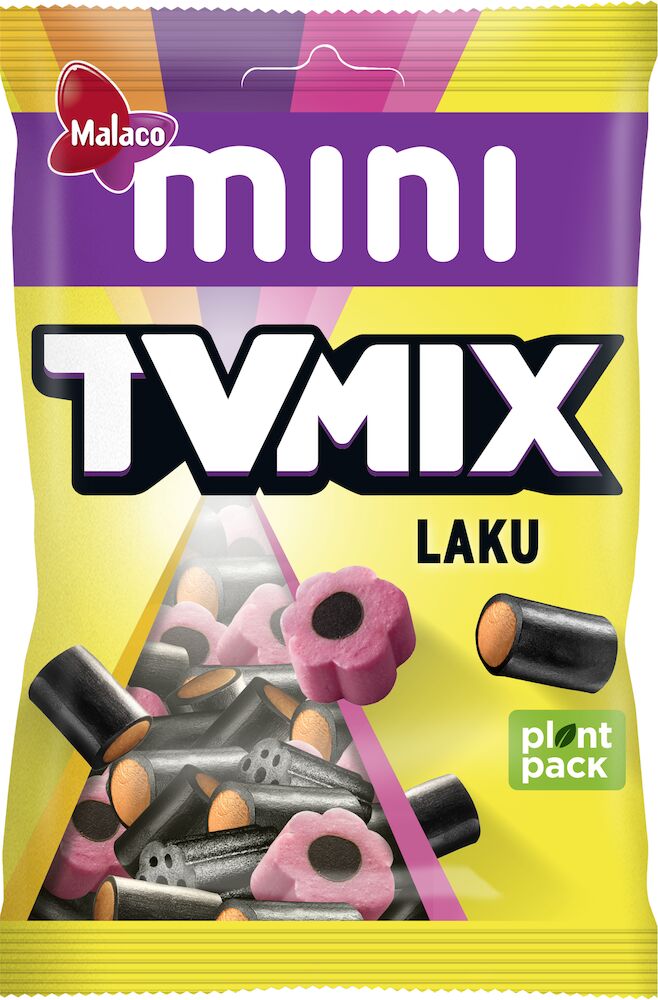 Malaco TV Mix Mini Laku 110g | Finnish Licorice Candy