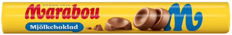 Marabou Milk Chocolate Roll 74g, 28-Pack | Swedish Chocolates