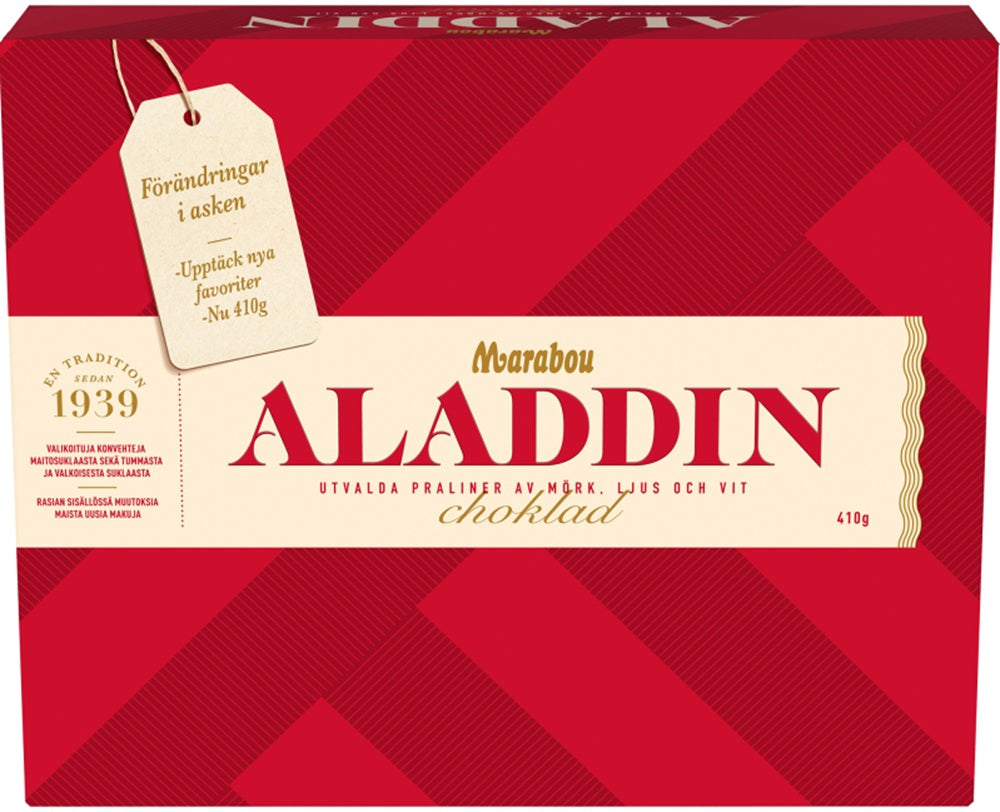 Marabou Aladdin Assorted Chocolates 410g, 6-Pack | Swedish Sweets