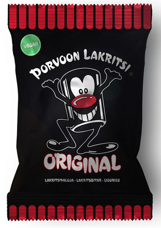Porvoon Lakritsi Original 250g, 8-Pack | Finnish Licorice Candy