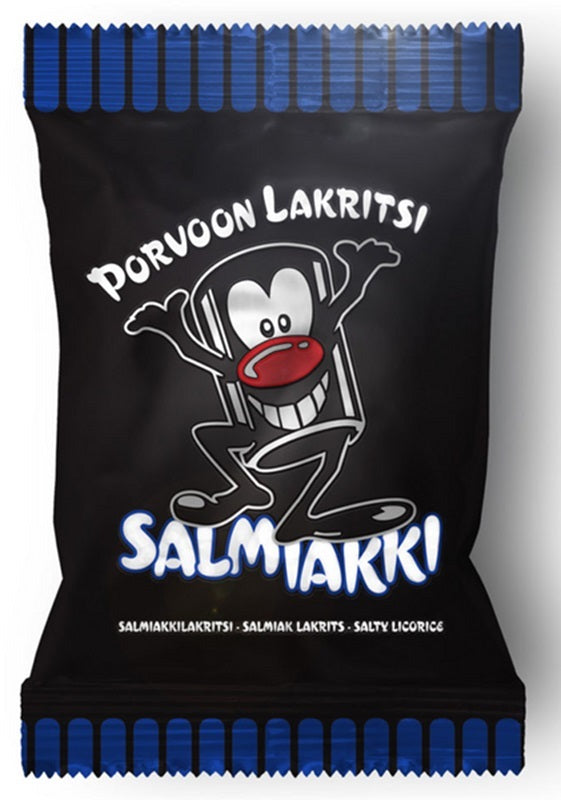 Porvoon Lakritsi Salmiakki 250g, 8-Pack | Finnish Licorice Candy