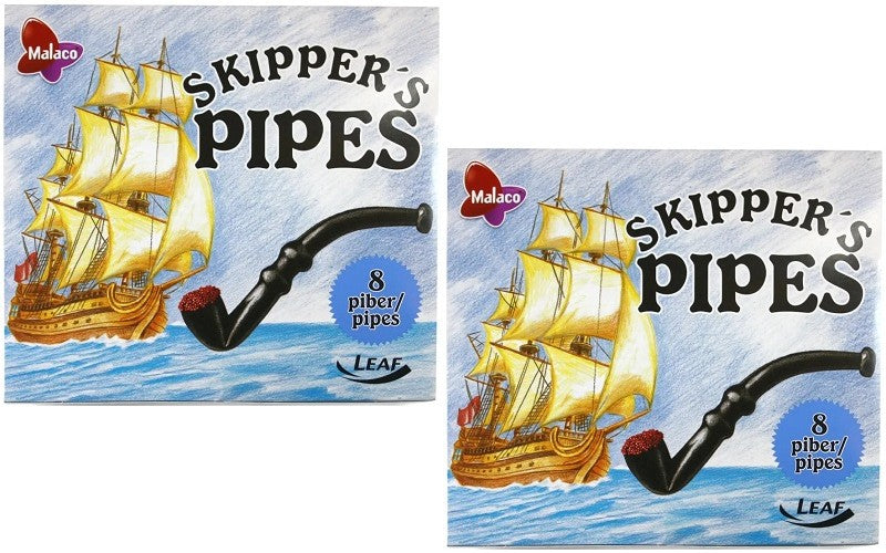Skipper's Pipes Original 16-Pack | Swedish Licorice Candy