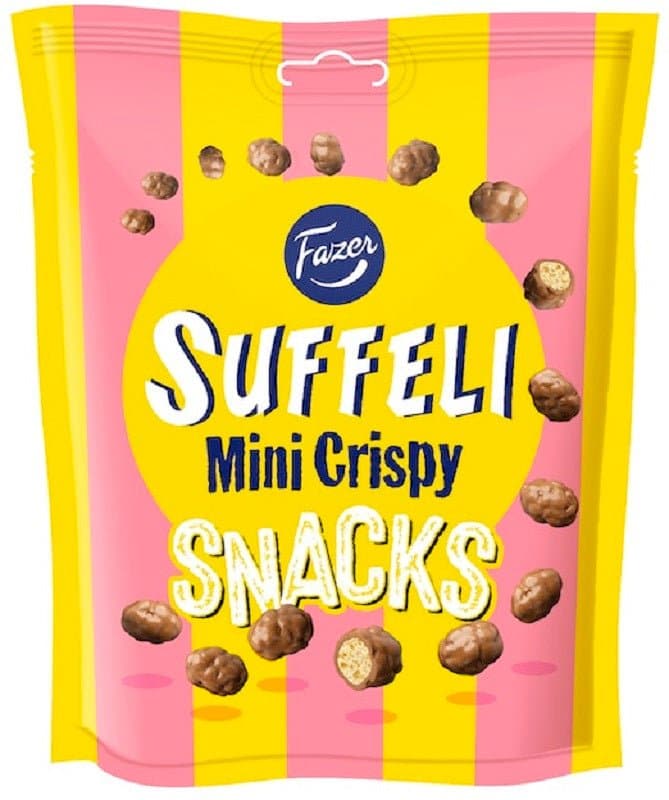 Suffeli Mini Crispy Snacks 170g, 10-Pack | Finnish Chocolates