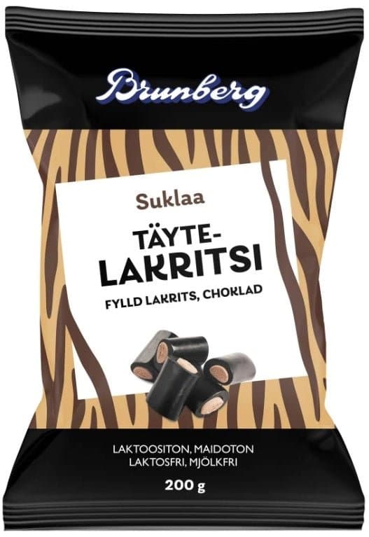 Brunberg Suklaa Täytelakritsi 200g | Finnish Licorice