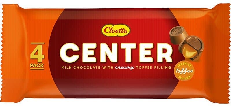 Cloetta Center Rolls 312g | Swedish Chocolate Candy