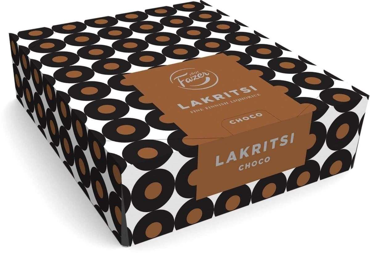 Fazer Lakritsi Choco 20g, 30-Pack | Finnish Licorice Candy