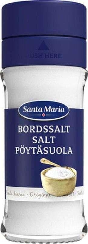 Santa Maria Table Salt 92g, 8-Pack | Swedish Spices