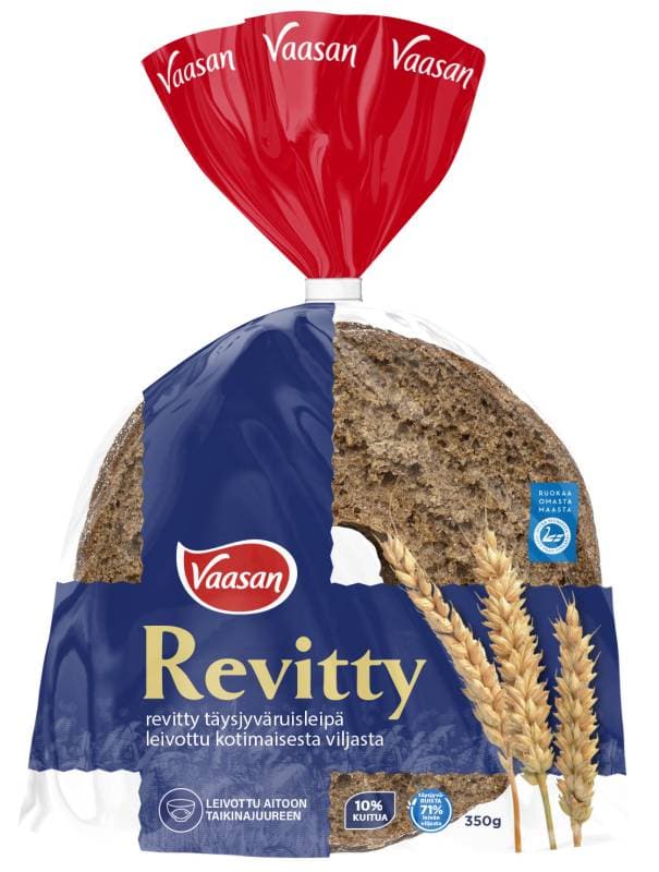 Vaasan Revitty 350g | Finnish Whole Grain Rye Bread